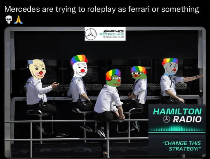 Hamilton is adapting already - 9GAG