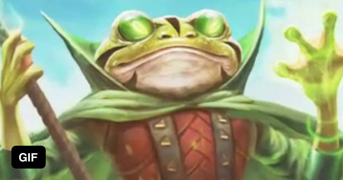 Druid Frog for our Wednesday - 9GAG