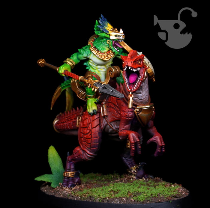 Skraar! Some funky lizard on lizard action ready for the battlefield - 9GAG