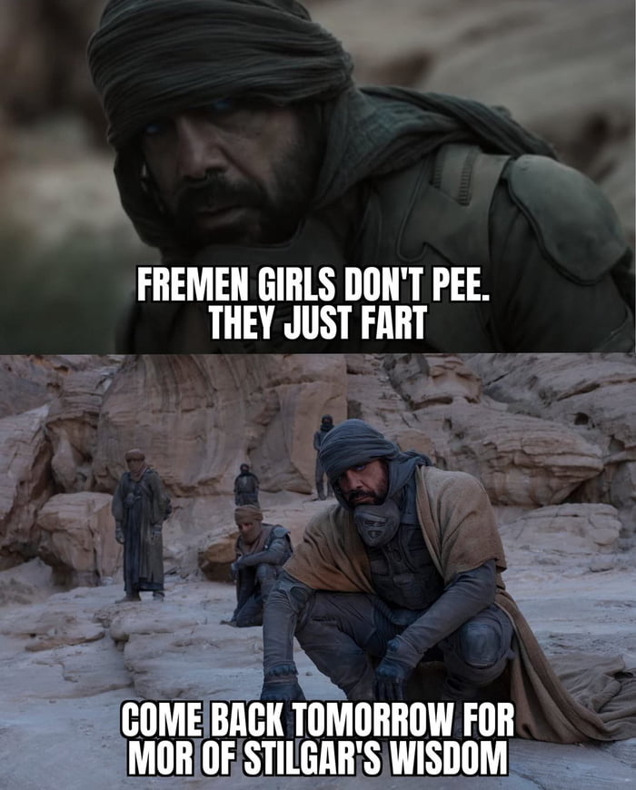 Stilgar is a meme source from Dune 2 - 9GAG