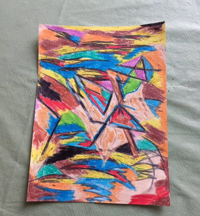 Drawing. Something imaginary. - 9GAG