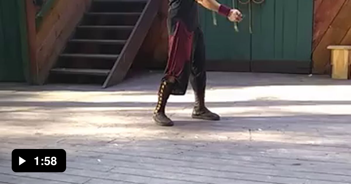 In 2019, Aaron Bonk sets the world record for juggling flaming whips - 9GAG