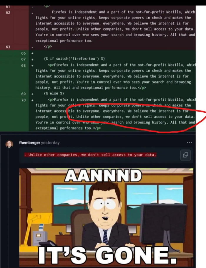 Firefox finally sold out. Head to Brave of Librefox - 9GAG