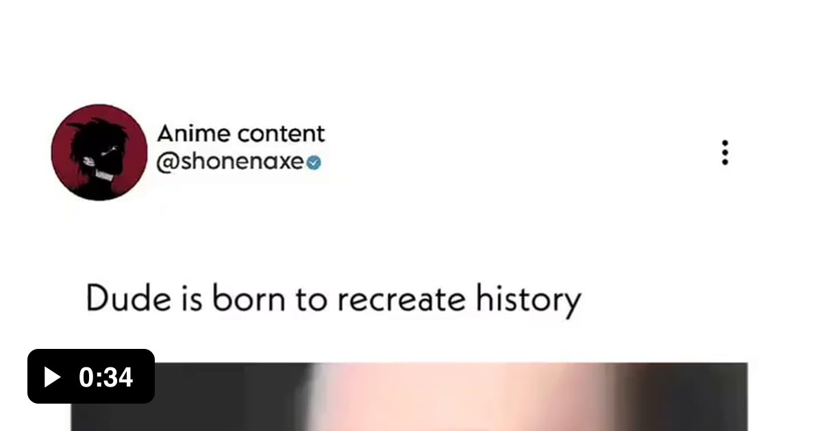 Dude is born to recreate history. - 9GAG