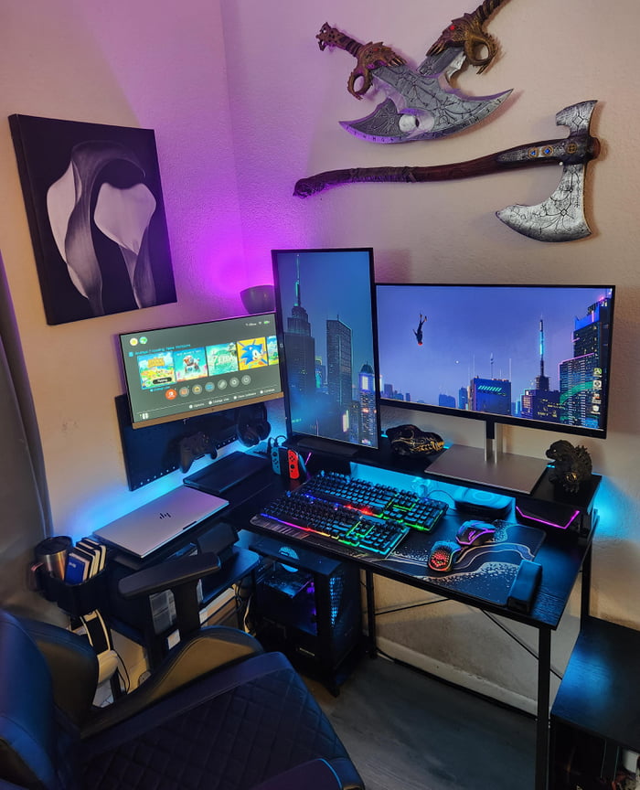 Wfh and gaming setup - 9GAG