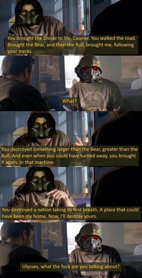 What the hell was this guy rambling about. Was he suffering some form ...