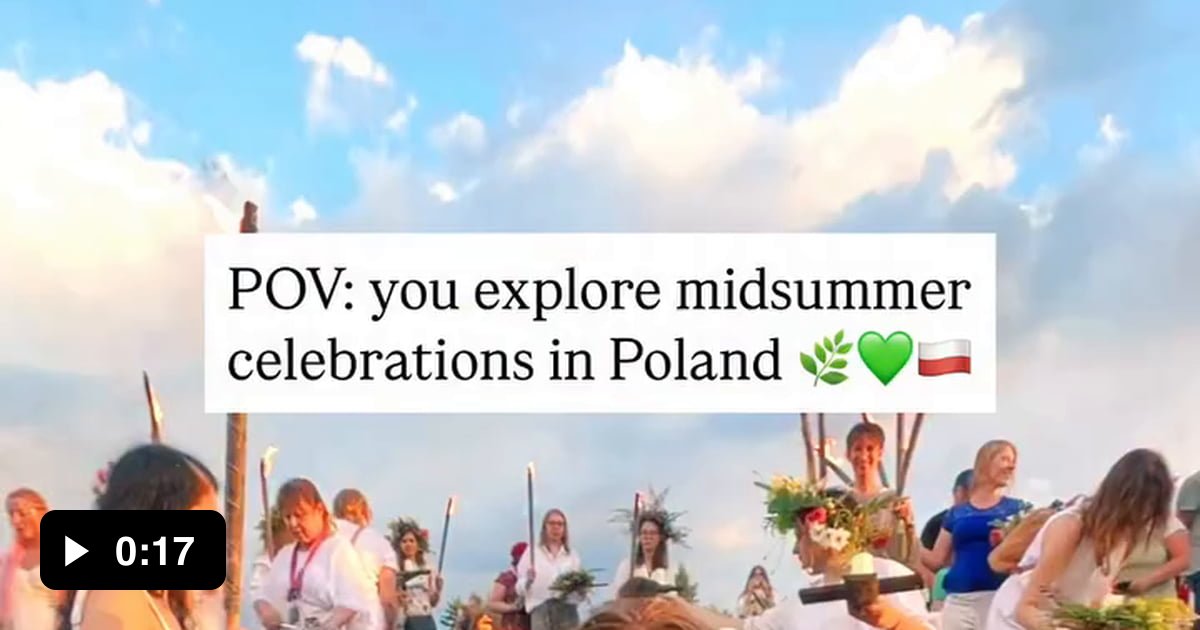 Midsummer celebration in Poland - 9GAG