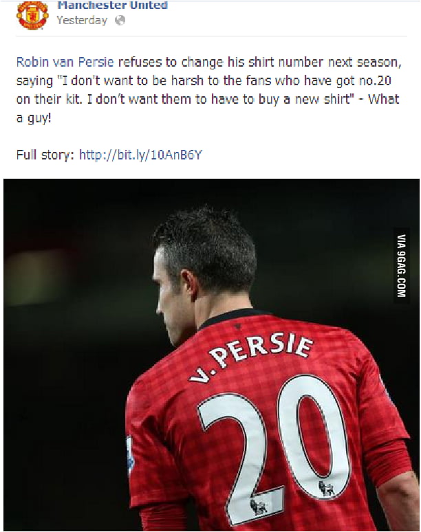 Good Guy Robin van Persie - 9GAG