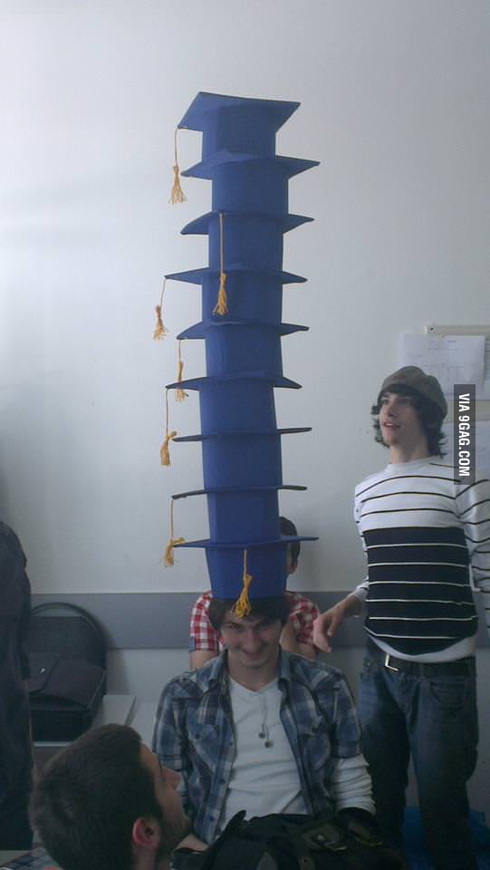 I raise your bet with graduationception.... - 9GAG