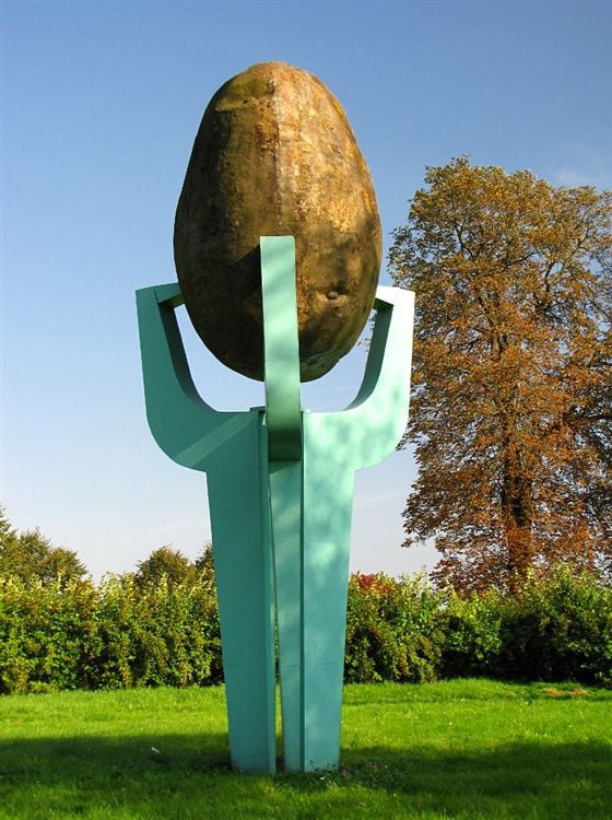 So in Poland we have monument of potato. - 9GAG