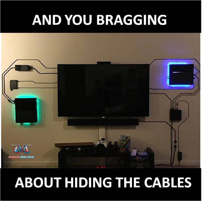 If I hide my cable in the wall - 9GAG