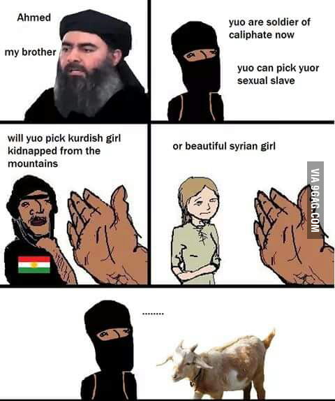 Isis want ur goat - 9GAG