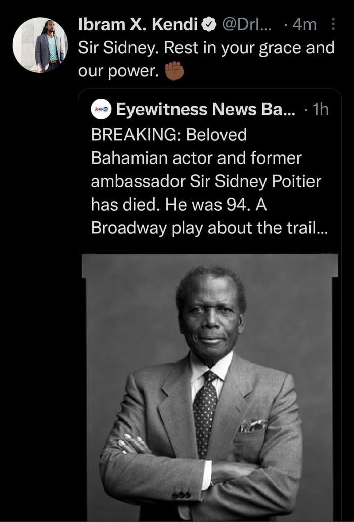 RIP Sir Sidney - 9GAG