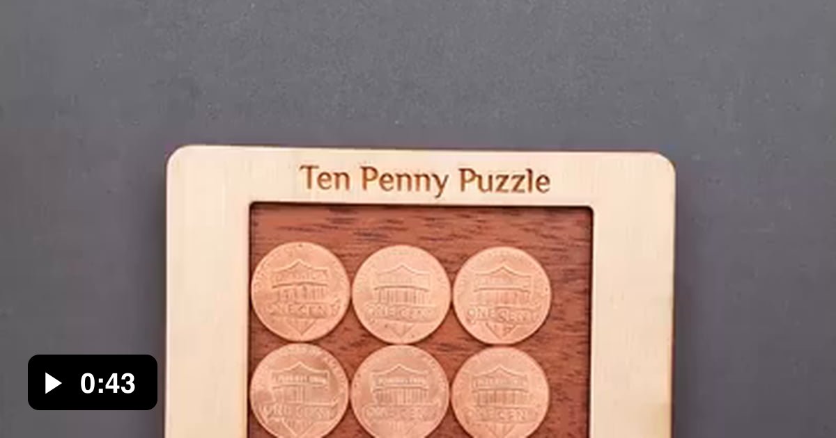 Ten penny puzzle - 9GAG