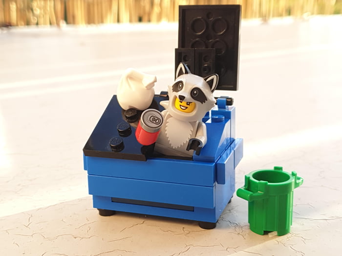 A dumpster for the trash panda - 9GAG