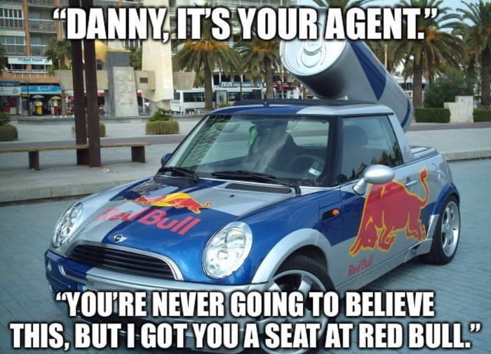 Daniel back at red bull - 9GAG