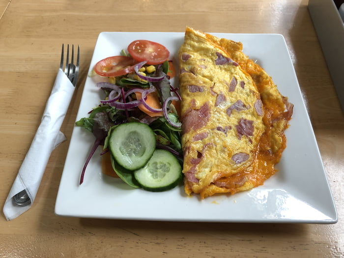 Finished my morning shift what better way to have a Breakfast Omelette ...