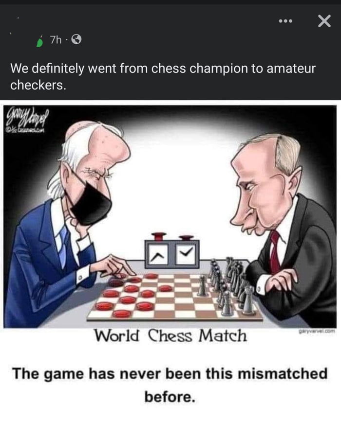 Trump was chess Grandmaster, who happened to eat hamberders in bed and ...