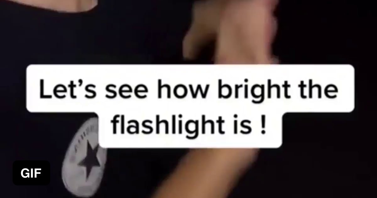 One hell of a flashlight - 9GAG