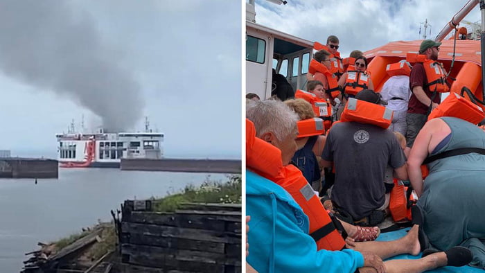 On July 22, a fire broke out in the engine room of the ferry between ...