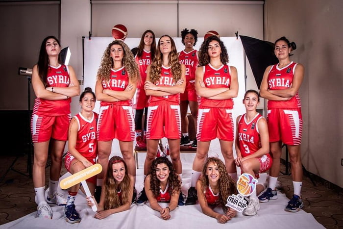 The new Syrian women's basketball team for the Asia Cup 2021 - 9GAG