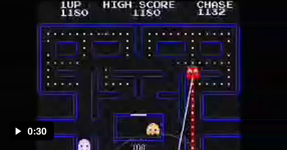 Pacman real-time pathfinding algorithm - 9GAG