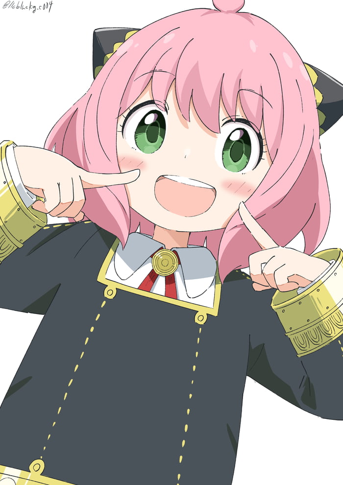 Anya pointing at herself - 9GAG