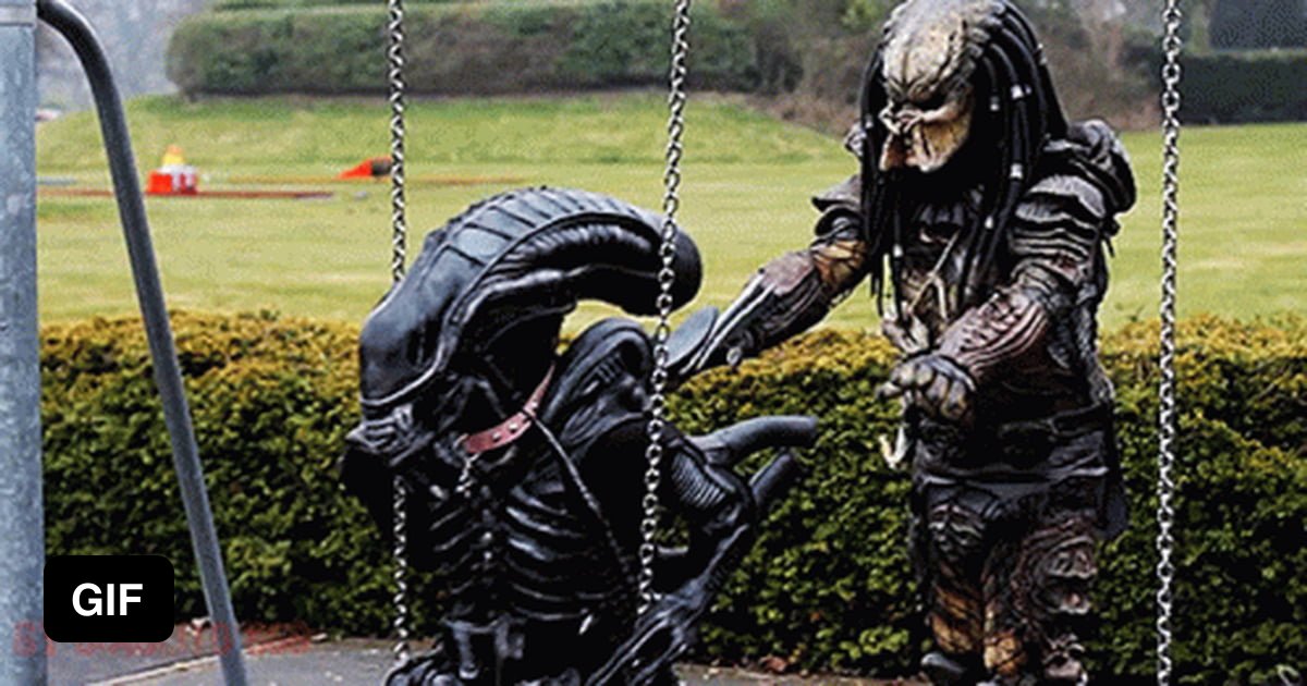Alien VS Predator, behind the scenes - 9GAG