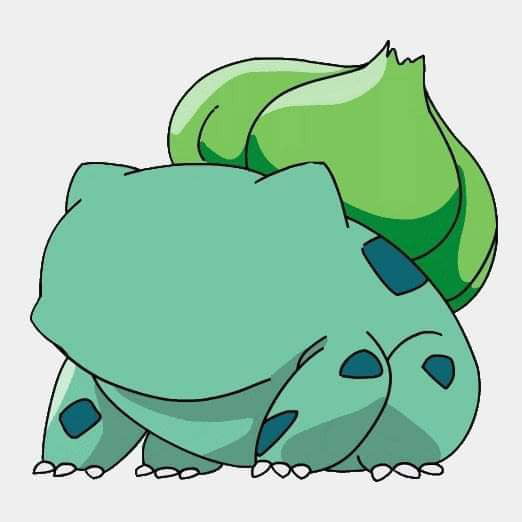Oh no! Bulbasaur lost its face while skateboarding!? Help draw a new ...