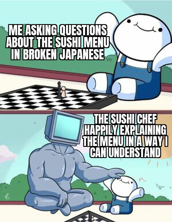 His sushi was amazing, too. - 9GAG
