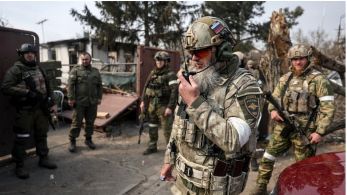 Mikhail Kișcik, Misha the Chechen, commander of the Luhansk troops ...