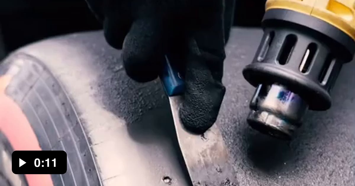 Slick tire scraping - 9GAG