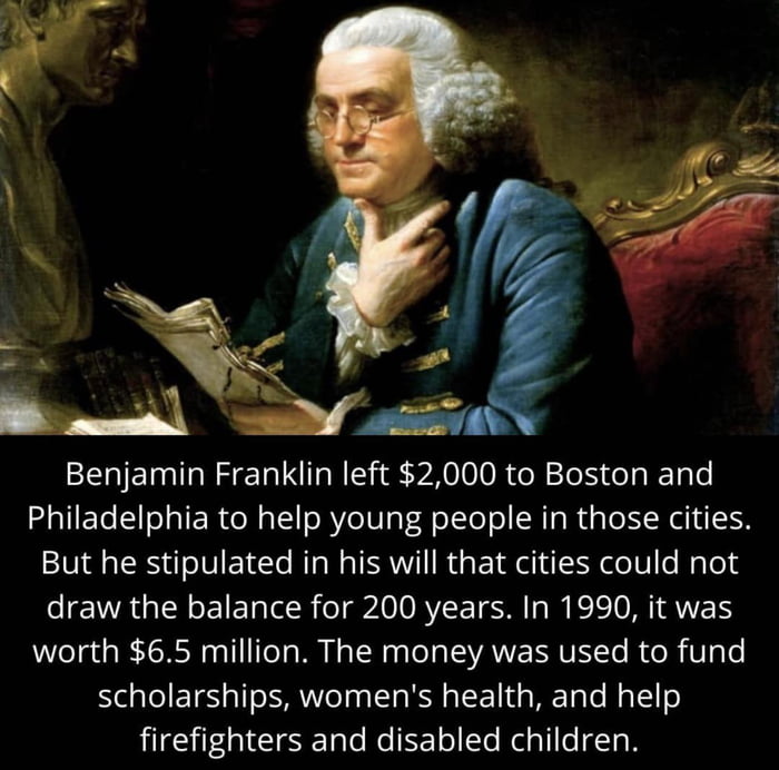 Ben Franklin Saving Benjamin’s - 9GAG