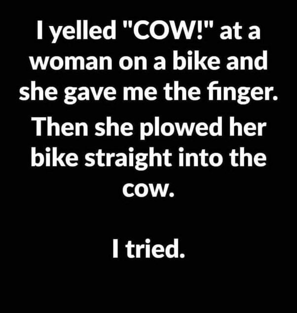 Poor cow. - 9GAG