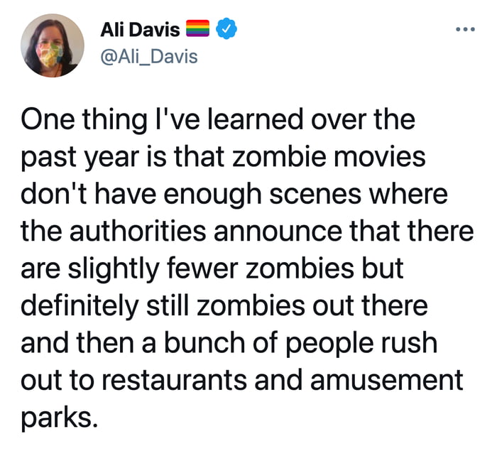 Zombie movies are obsolete. - 9GAG