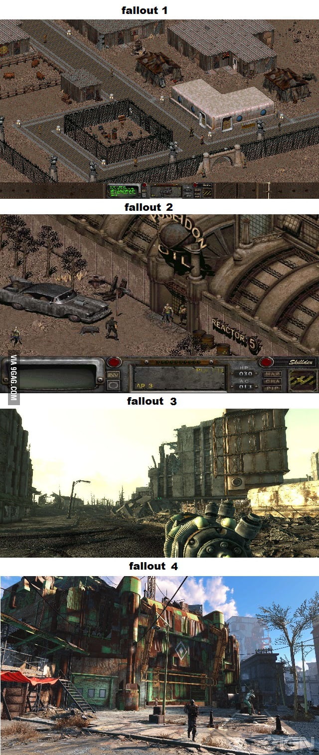 This is what I meant when I said fallout 3 and 4 look the same! Not ...