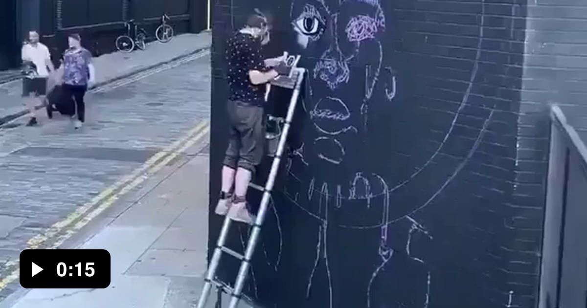 Awesome! David Speed is a London-based neon graffiti artist. He uses an ...