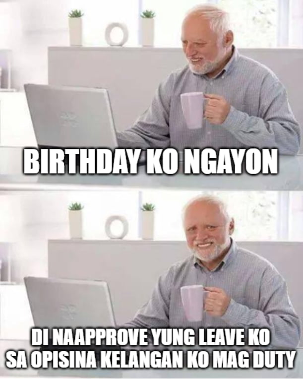 Wala din pang handa. pero ayos lang thankful pa din. - 9GAG