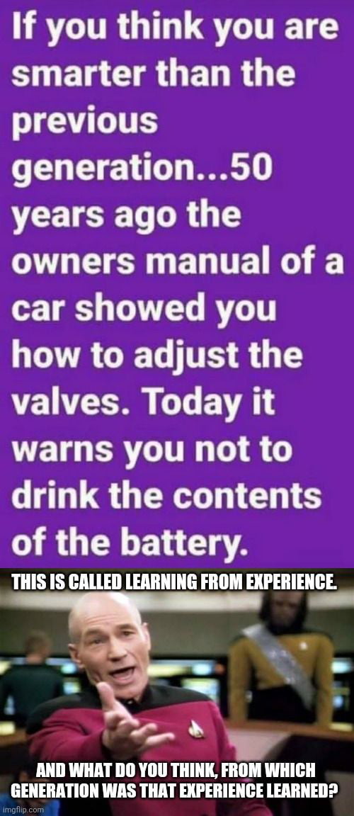 Learning from experience - 9GAG