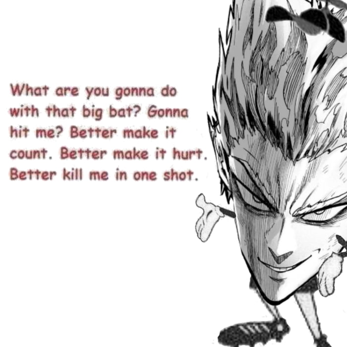 Garou vs Metal Bat - 9GAG