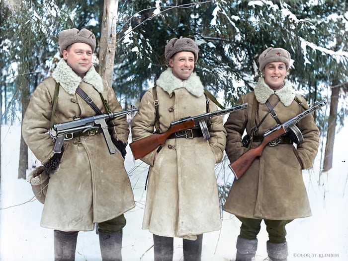 Soviet officers in winter uniform - 9GAG