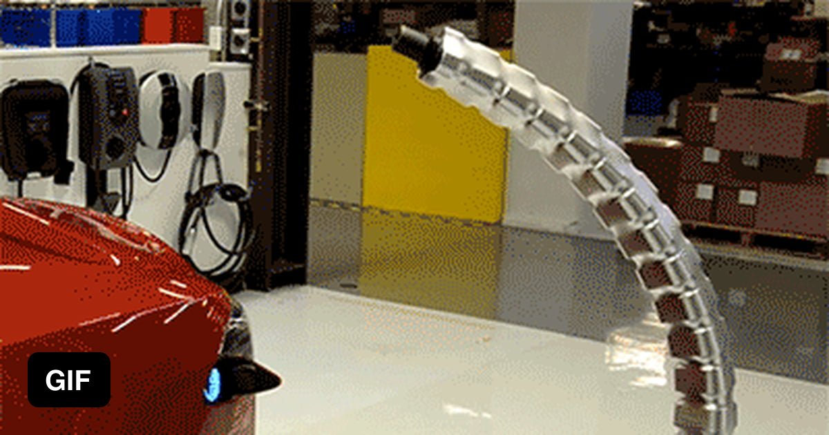 Tesla's Metal Snake Charger! - 9GAG