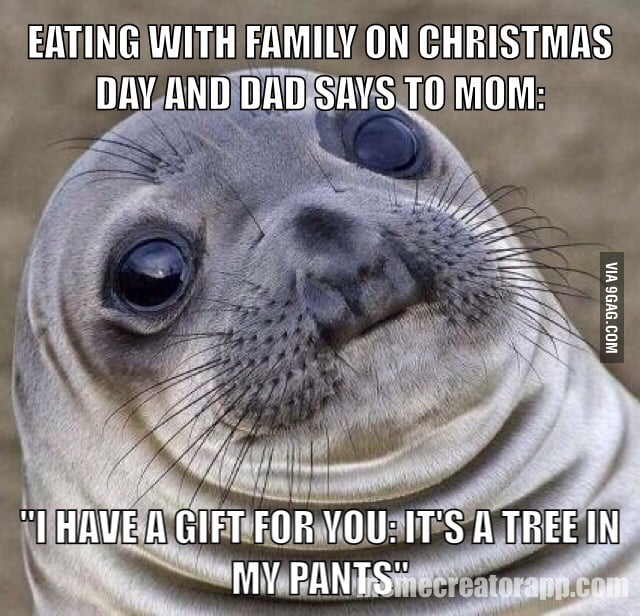 Awkward family lunch - 9GAG