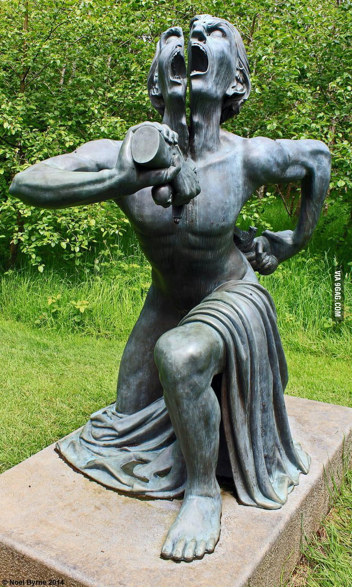 There's an Irish park filled with weird statues, like this one (part four) - 9GAG