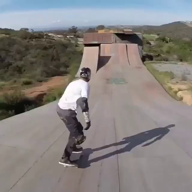 Amazing skateboard jump, and equally amazing camera work - 9GAG