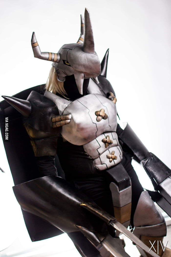 Blackwargreymon cosplay, by Me, photo taken by Xeverous Photography - 9GAG