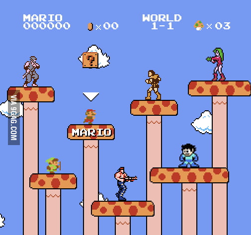 8-bit Smash Bros. - 9GAG