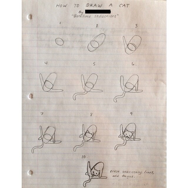 How to draw a cat - 9GAG