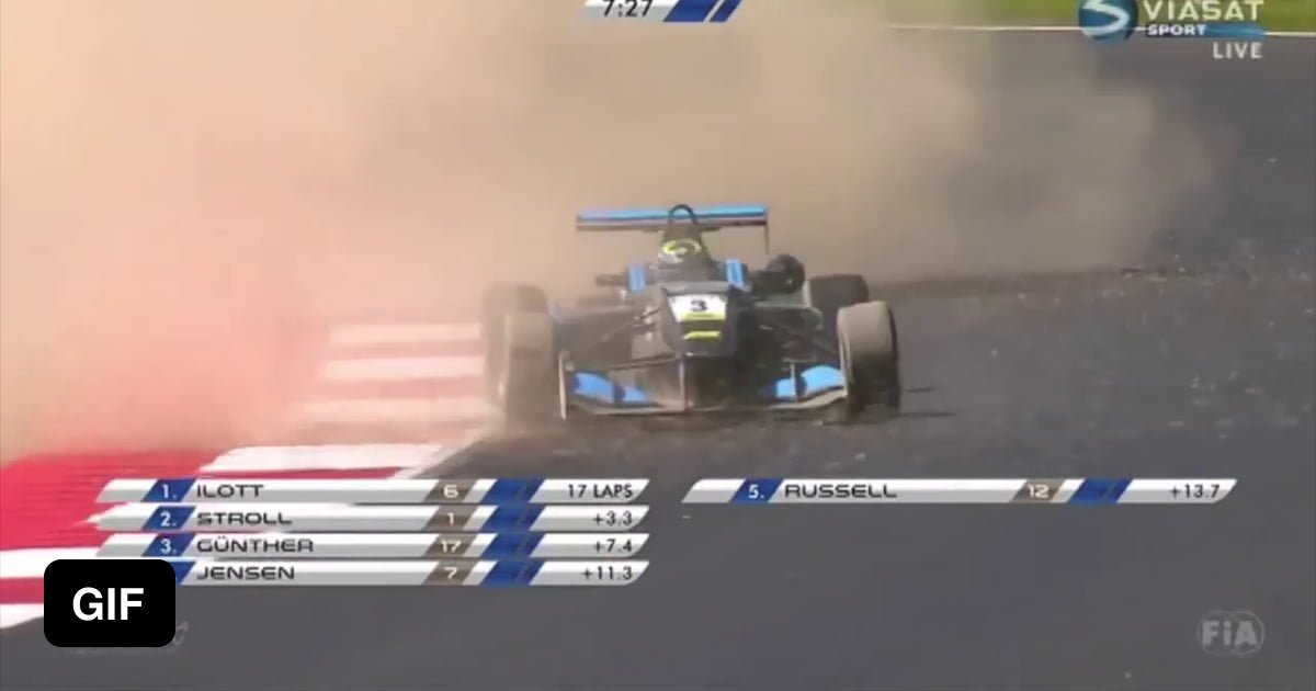 Formula 3 crash at Austria Spielberg - 9GAG