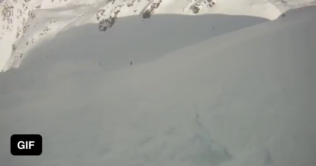 Caught in an avalanche - 9GAG